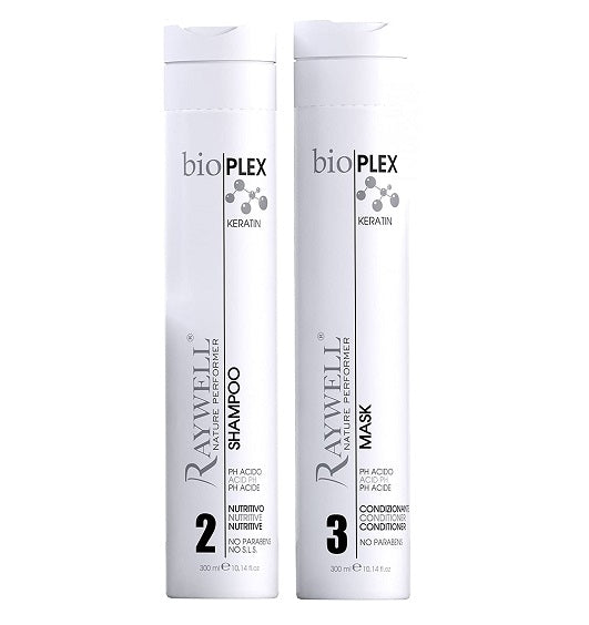 Raywell Bio Plex Keratin Sulphate Free Shampoo & Conditioner 300ml – Hairhq.co.za
