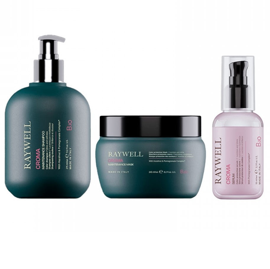 Raywell B.io Croma Shampoo, Mask, Serum Color Maintain Treatment Kit ...